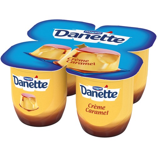 DANONE DANETTE CREAM CARAMEL 125 GRMS - Arkadia Foodstore Gozo
