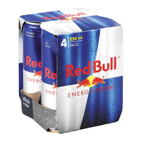RED BULL ENERGY DRINK 4 PACK 250 ML - Arkadia Foodstore Gozo