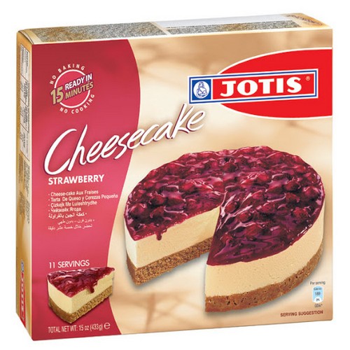 JOTIS CHEESECAKE STRAWBERRY 433 GRMS - Arkadia Foodstore Gozo