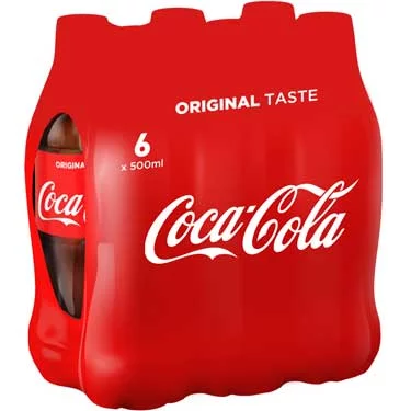 COCA COLA COKE PACK 6X500 ML - Arkadia Foodstore Gozo