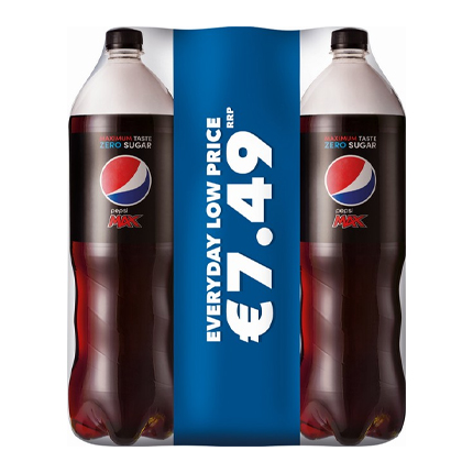PEPSI ZERO PACK €7.49 6X1.5 LTR - Arkadia Foodstore Gozo
